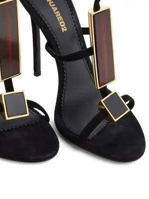 Dsquared2 115mm Leather Sandals