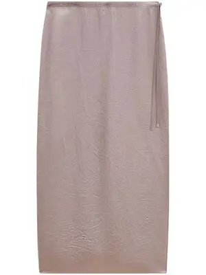 Filippa K Crinkled Pencil Skirt - Neutrals