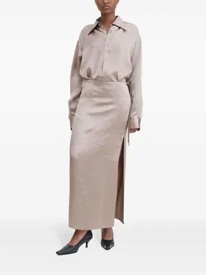 Filippa K Crinkled Pencil Skirt