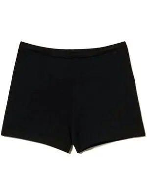 TWINSET Fitted Fine-knit Shorts - Black