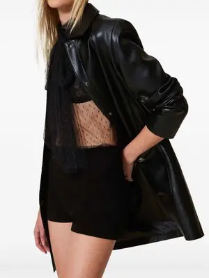 TWINSET Fitted Fine-knit Shorts