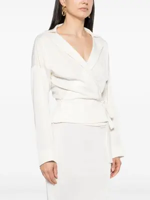 Philosophy Di Lorenzo Serafini Wrap Blouse