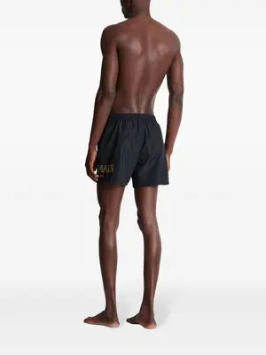 Balmain Logo-embroidered Swim Shorts