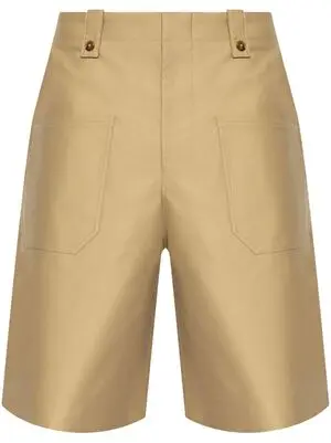 Alexander McQueen Cotton Bermuda Shorts