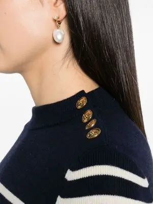 Chloé Striped Sweater - Blue