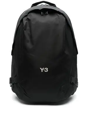 Y3 X Adidas Logo-print Backpack - Black