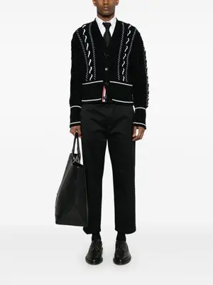 Thom Browne Twill-utility Tailored Trousers