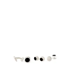 Ralph Lauren Onyx Cuff Link & Stud Set