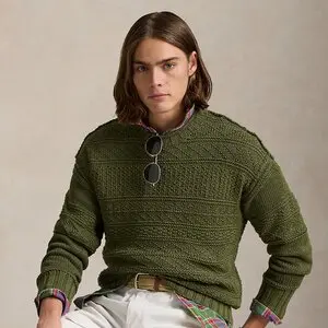 Ralph Lauren Textured Linen-cotton Sweater