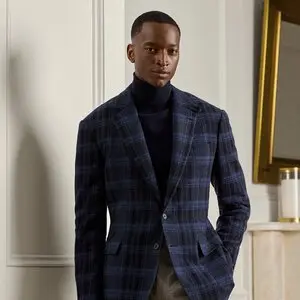 Ralph Lauren Notched Lapel Outerwear For Men