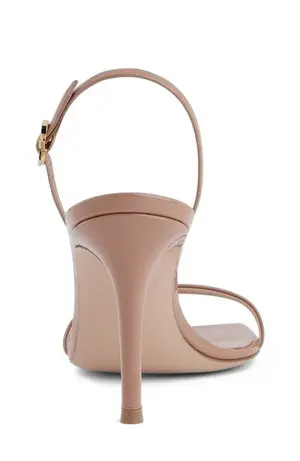 GIANVITO ROSSI Ribbon Stiletto 85 Sandals - Praline