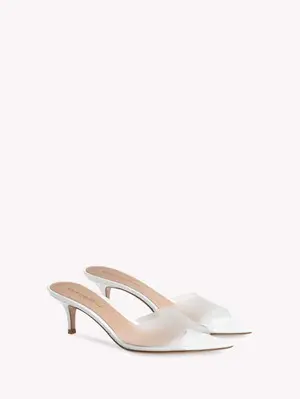 GIANVITO ROSSI Elle 55 Mules - White
