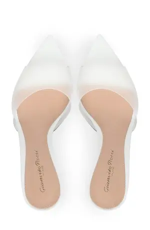 GIANVITO ROSSI Elle 55 Mules - White