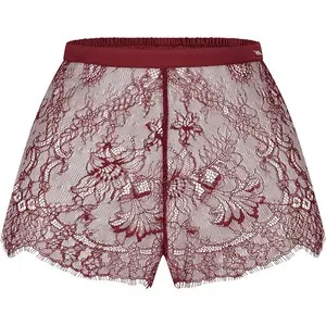 Hunkemoller Delphine French Lace Knicker Briefs - Red