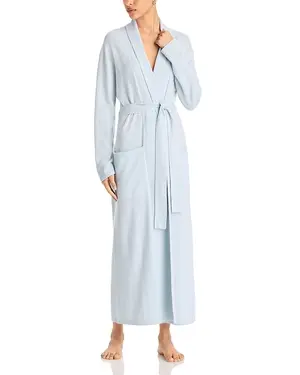 ARLOTTA Cashmere Blend Long Robe - Exclusive Dawn Blue