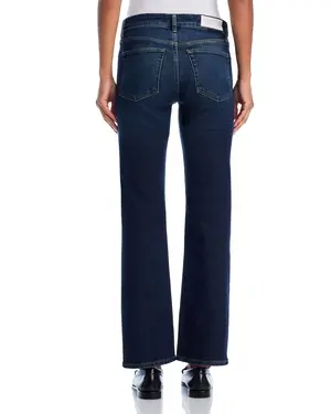 RE/DONE Slim Straight Crop Jeans