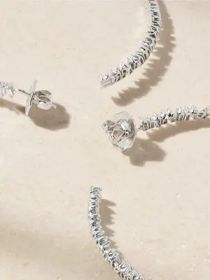 SUZANNE KALAN Diamond Hoop Earrings