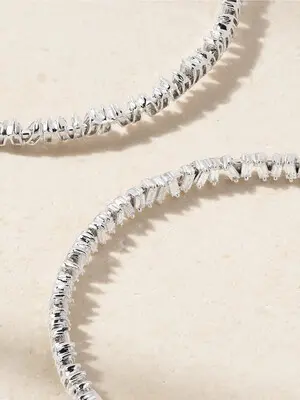SUZANNE KALAN Diamond Hoop Earrings