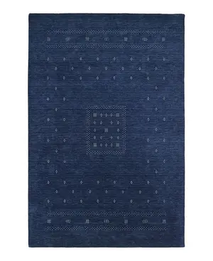 TIMELESS RUG DESIGNS Gabbeh Simi Area Rug, 9' X 12' Blue
