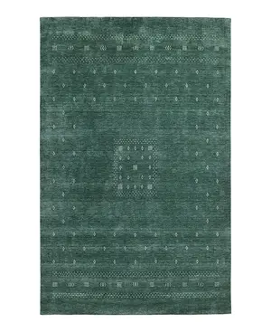 TIMELESS RUG DESIGNS Gabbeh Simi Area Rug, 9' X 12 - Green
