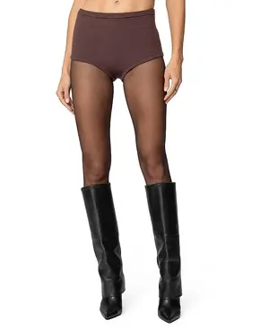 EDIKTED Ashlin Knit Micro Shorts