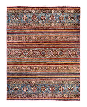 Bloomingdale'S Tribal M1999 Area Rug, 8'3 X 10'6 - Red