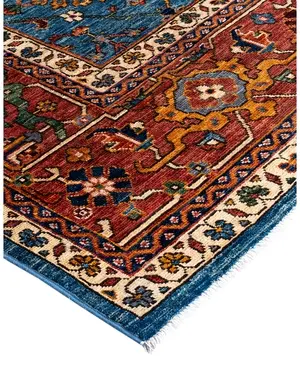 Bloomingdale'S Serapi M1999 Area Rug, 8'1 X 9'8 - Light/blue
