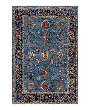 Bloomingdale'S Serapi M1999 Area Rug, 6'1 X 9'4 - Light/blue