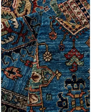 Bloomingdale'S Serapi M1999 Area Rug, 6'1 X 9'4 - Light/blue