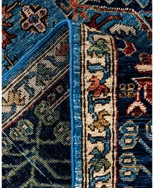 Bloomingdale'S Serapi M1999 Area Rug, 6'1 X 9'4 - Light/blue