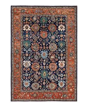Bloomingdale'S Serapi M1999 Area Rug, 6'4 X 9'6 - Blue