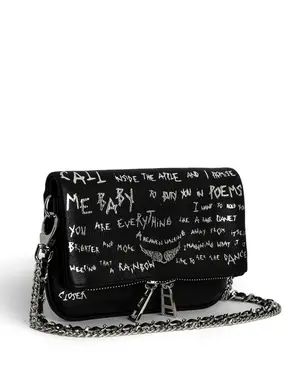 Zadig&Voltaire Rock Nano Graffiti Bag