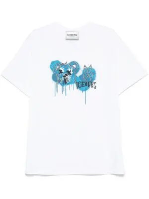 Iceberg Bear-print T-shirt