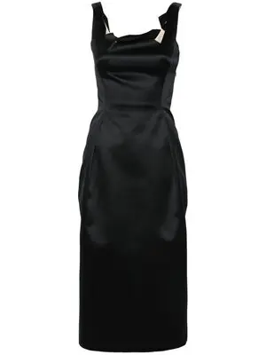 Viktor & Rolf Raw Cut-edge Midi Dress
