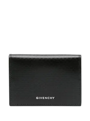 Givenchy 4g-leather Card Holder - Black