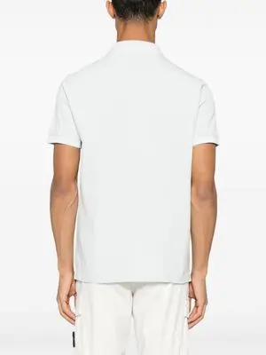 Stone Island Compass-patch Polo Shirt - Blue