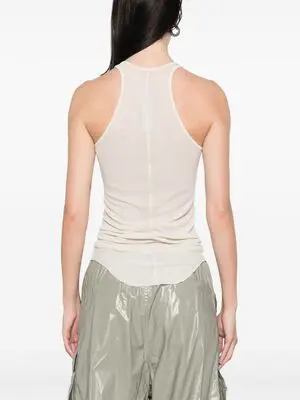 Rick Owens Fine-ribbed Tank Top - Neutrals