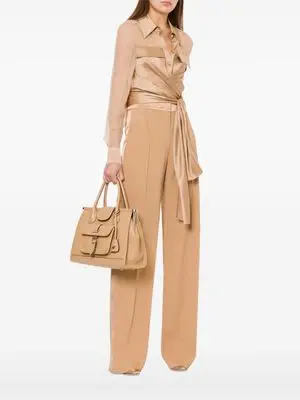 Alberta Ferretti Pressed-crease Trousers