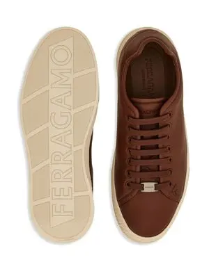 FERRAGAMO Low-top Sneakers - Brown