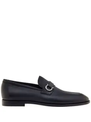 FERRAGAMO Gancini Plaque Loafers