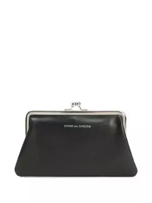 Comme Des Garçons Kiss-clasp Purse - Black