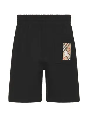 Burberry Shorts With Check Label