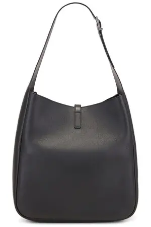 Saint Laurent Large Le 5 A 7 Supple Hobo Bag - Nero