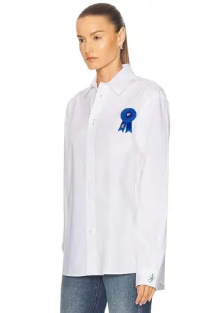 JW Anderson Rosette Patch Classic Shirt