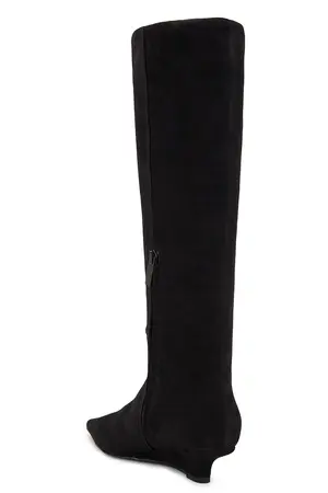 TOTEME Sharp Suede Knee High Boots
