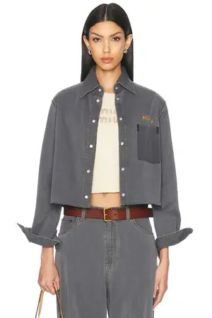 Miu Miu Button Up Top