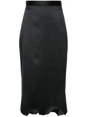Viktor & Rolf Asymmetric Duchess Satin Skirt