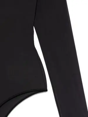 Patrizia Pepe Fly-motif Bodysuit - Black