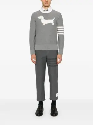 Thom Browne Hector Intarsia-knit Jumper