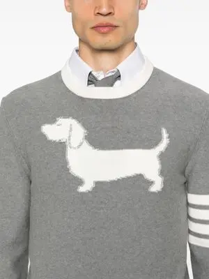 Thom Browne Hector Intarsia-knit Jumper